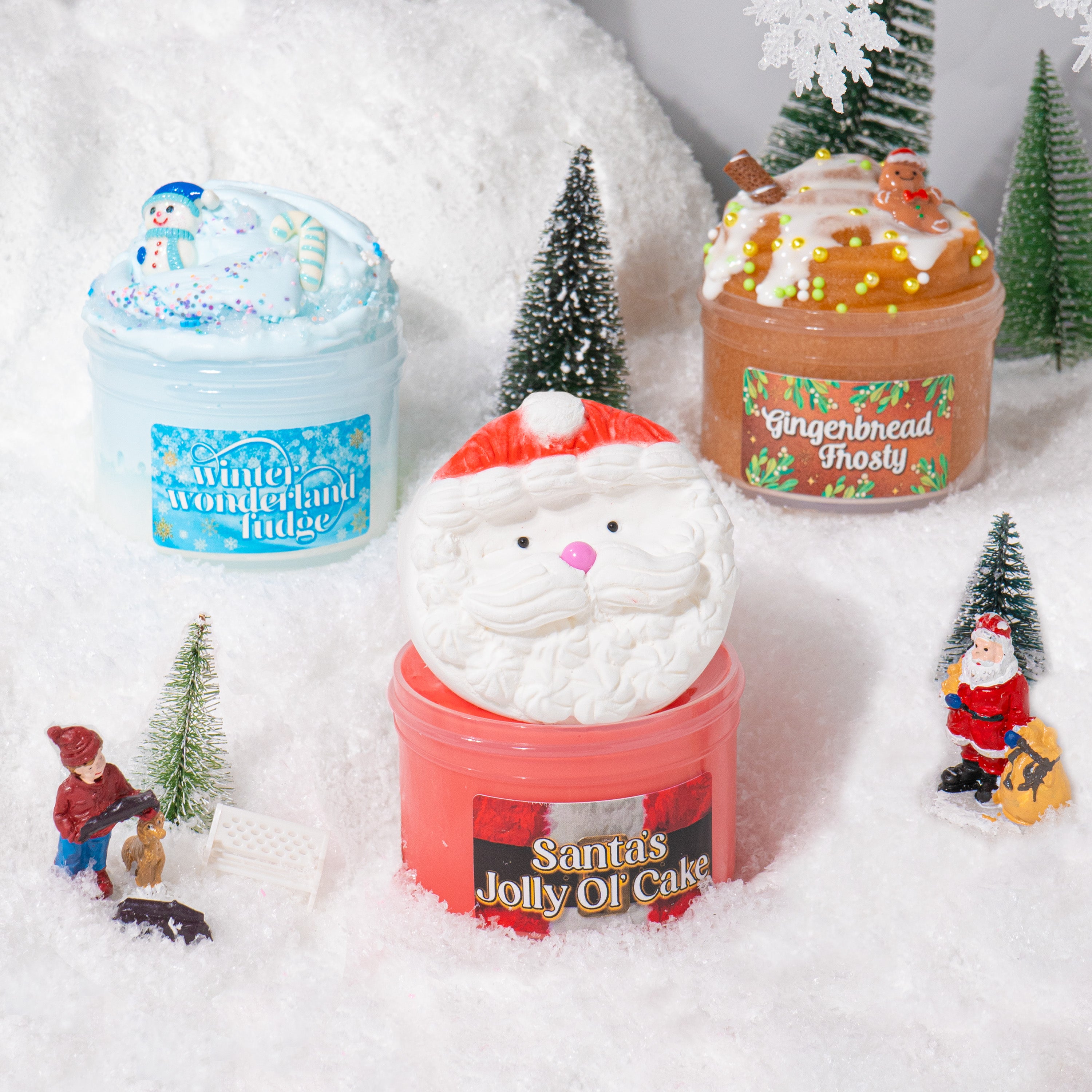 December's Festive Slime Box—Straight From Santa's Bakery 🎅🏻 – snoopslimes