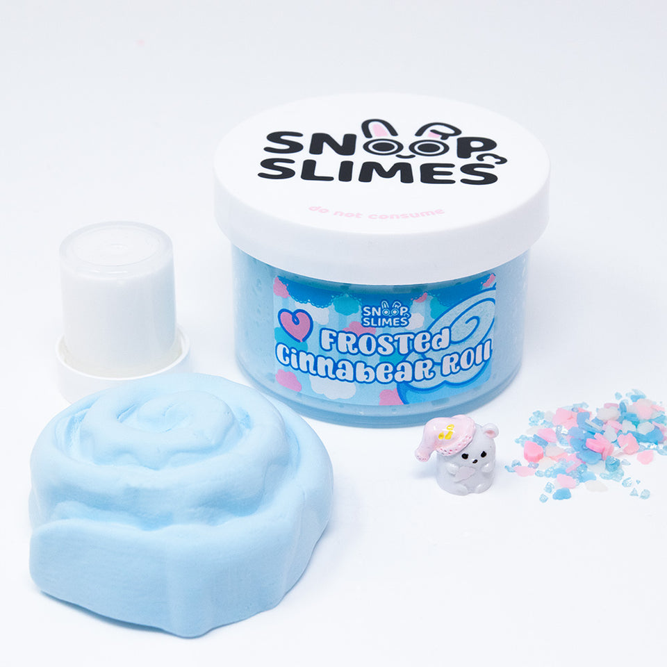 Frosted Cinnabear Roll Slime | Snoopslimes – snoopslimes
