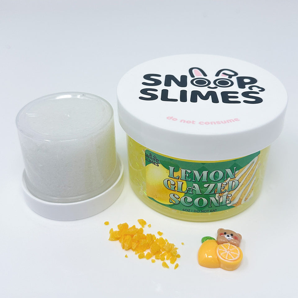 Lemon Glazed Scone Slime | Snoopslimes – snoopslimes
