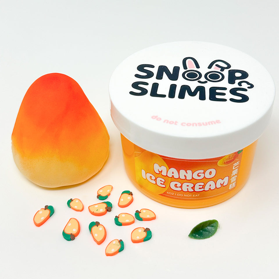 Mango Ice Cream Slime | Snoopslimes – snoopslimes