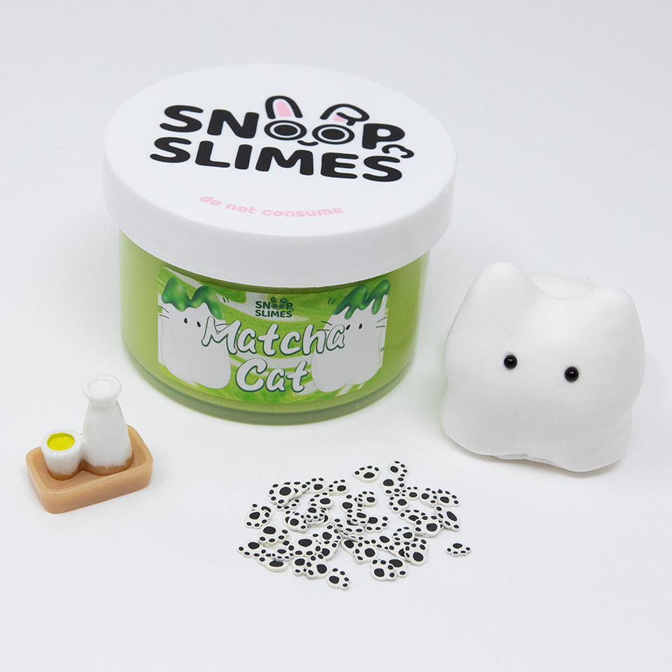 Matcha Cat Slime | Snoopslimes – snoopslimes