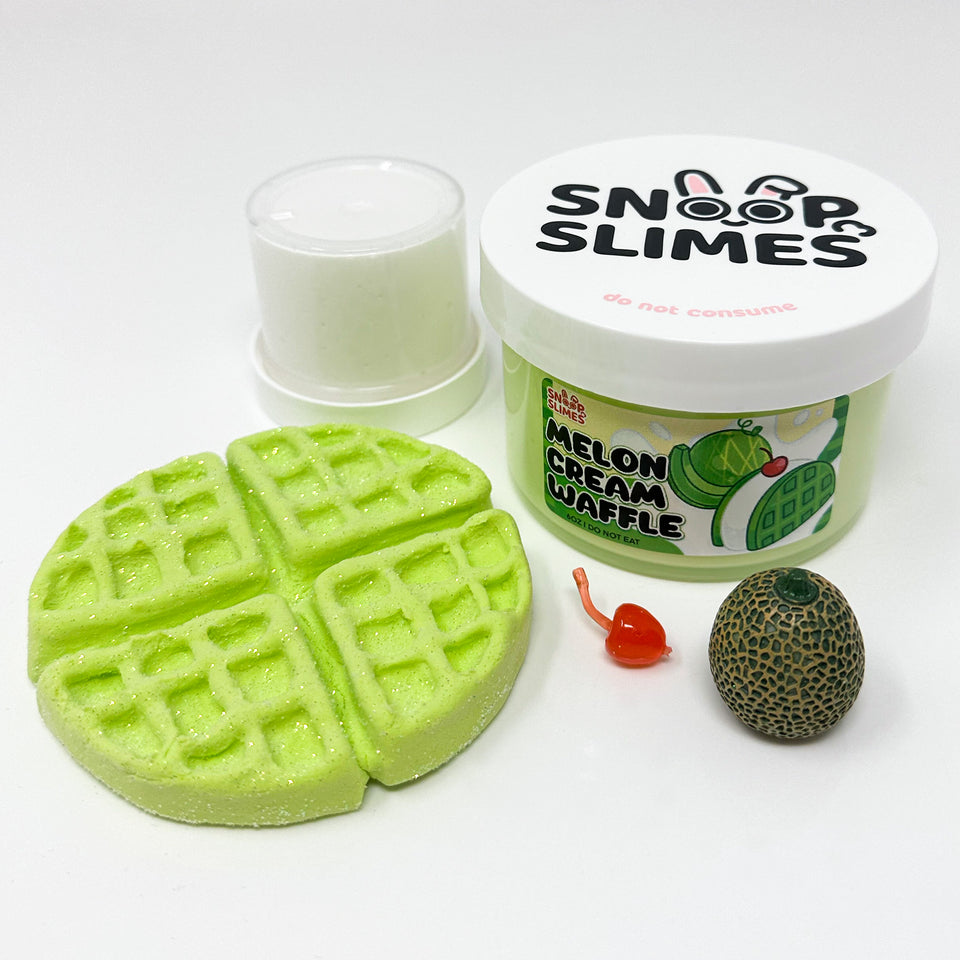Melon Cream Waffle Slime | Snoopslimes – snoopslimes