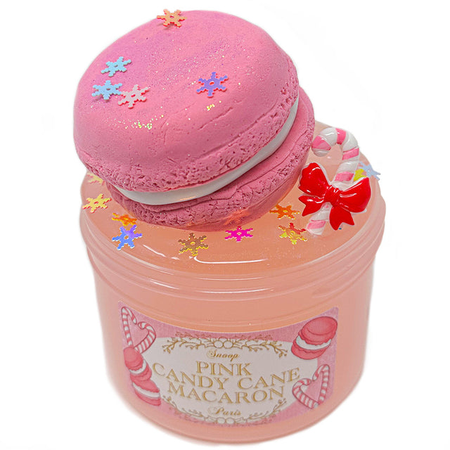 Pink Candy Cane Macaron Slime | Snoopslimes – snoopslimes
