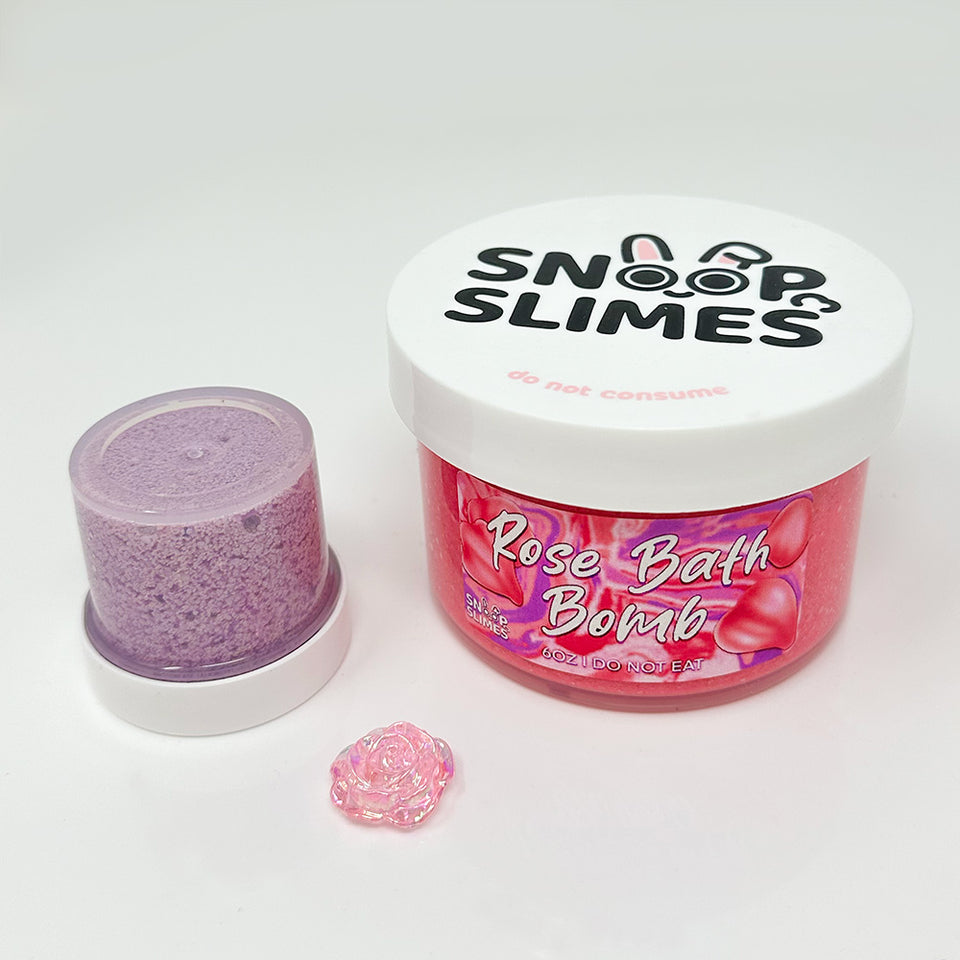 Rose Bath Bomb Slime | Snoopslimes – snoopslimes