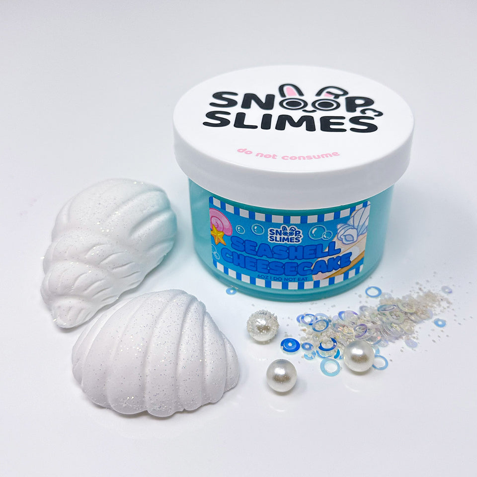 Seashell Cheesecake Slime | Snoopslimes – snoopslimes