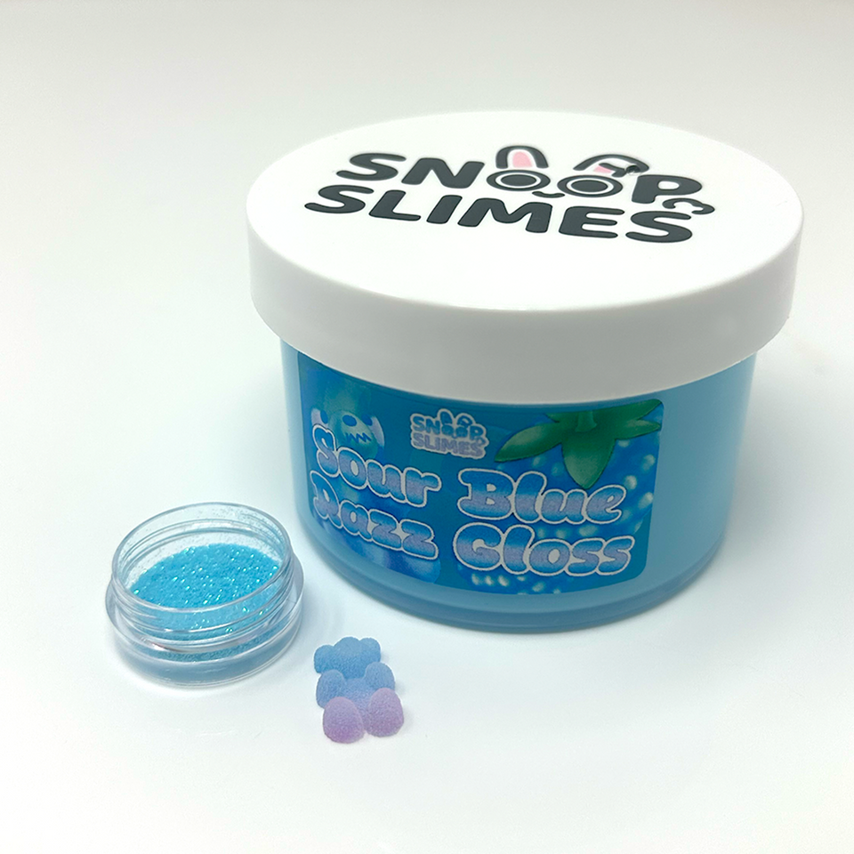 Sour Blue Razz Gloss Slime | Snoopslimes – snoopslimes