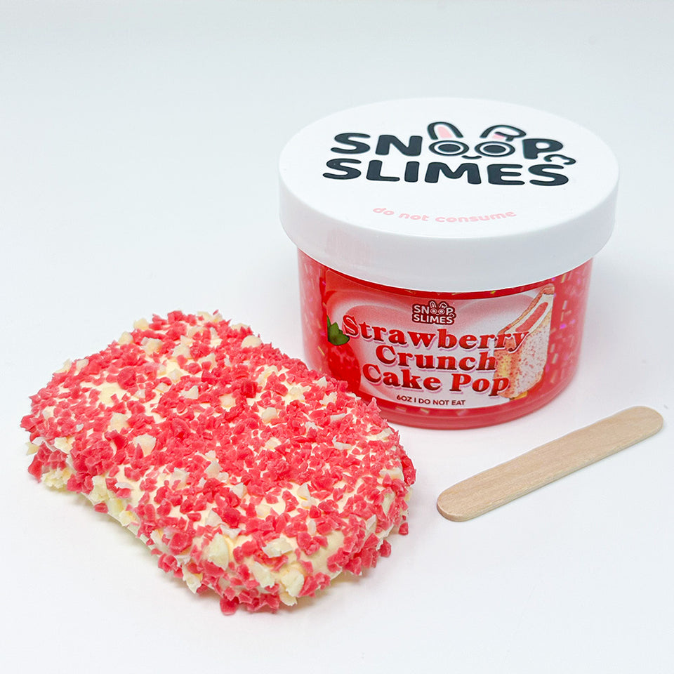 Strawberry Crunch Cake Pop Slime | Snoopslimes – snoopslimes