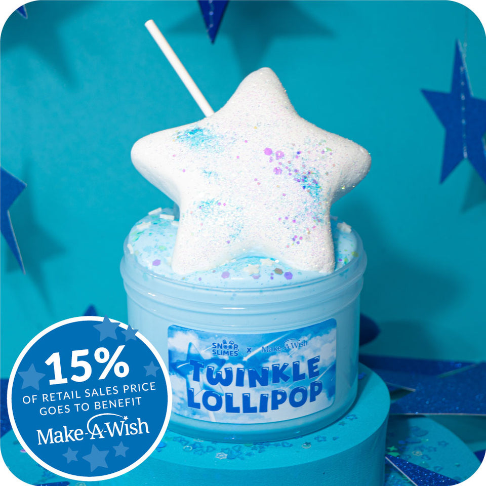 Twinkle Lollipop Slime | Snoopslimes – snoopslimes